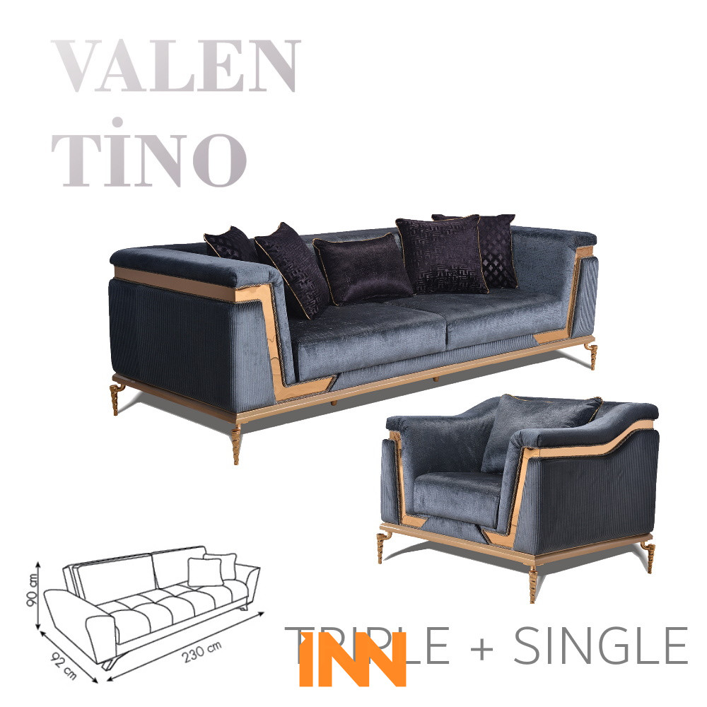 VALENTINO SOFA SET PIECE LIVING ROOM CHAIR FOR HOME FROM FACTORY WHOLESALE